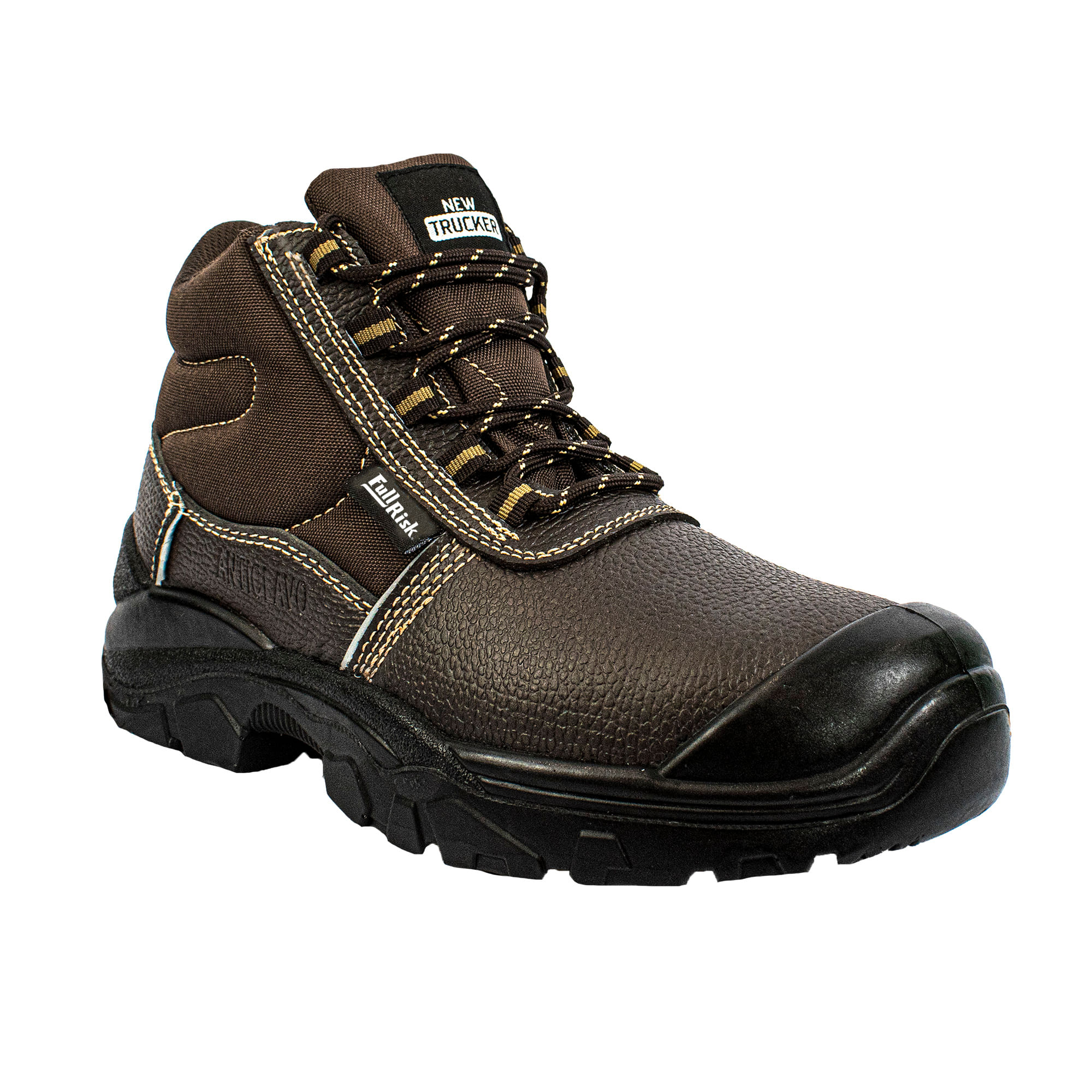 Bota De Seguridad New Trucker Marron Nt115| Safety Store